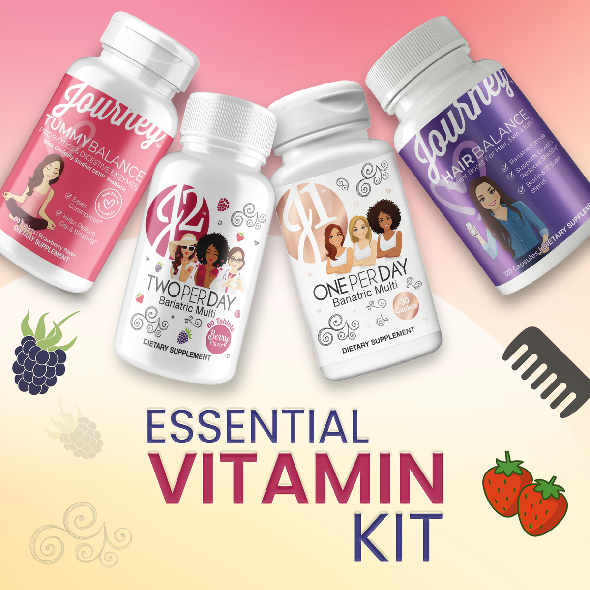 Bariatric Eating: Journey J1 Vitamin Kit