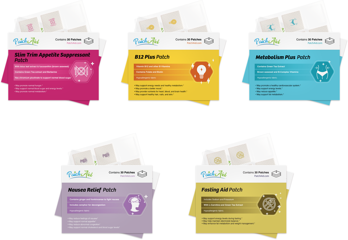 GLP-1 Support Premium Patch Pack by PatchAid – Bariatric Eating