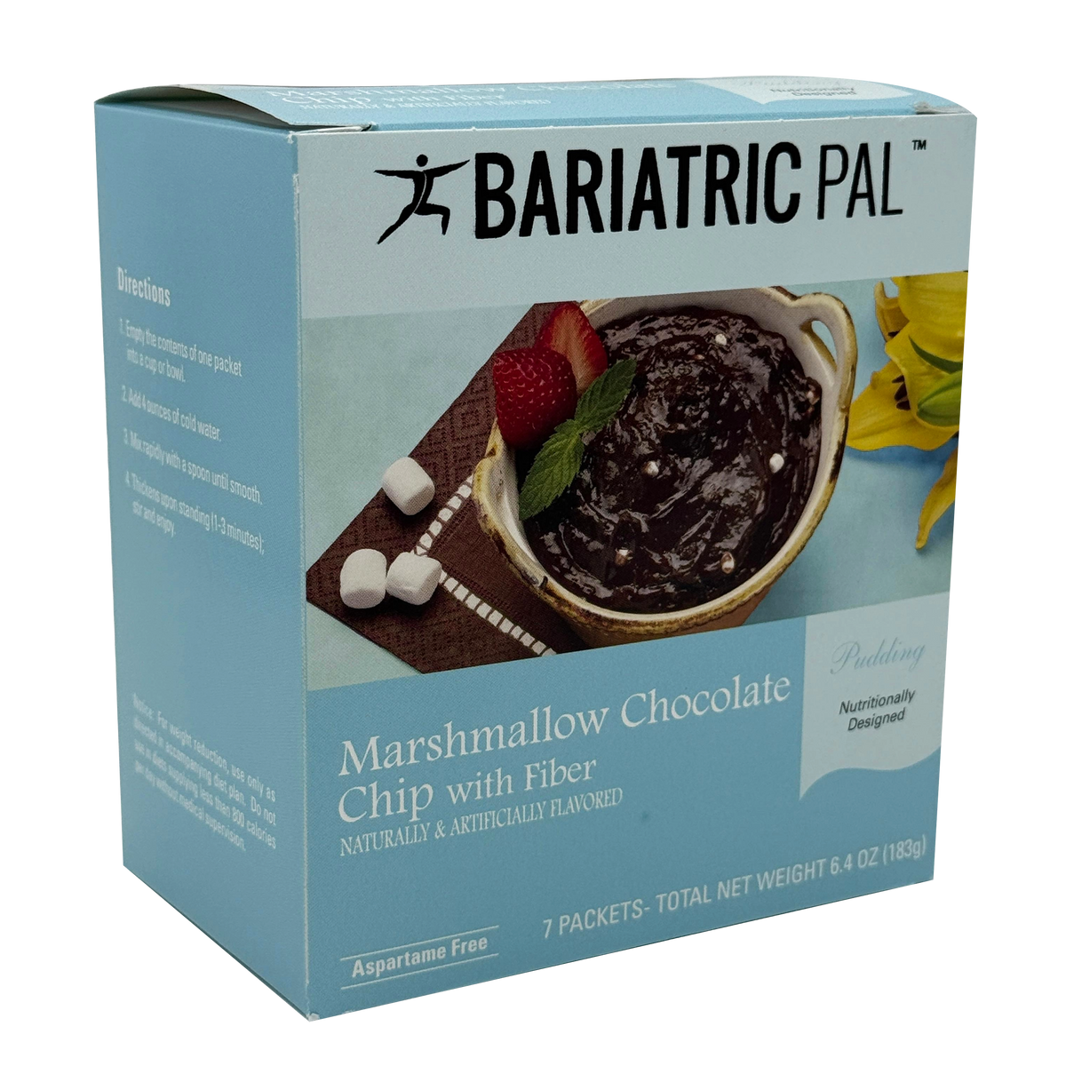 BariatricPal 15g Protein Pudding - Marshmallow Chocolate Chip with Fib ...