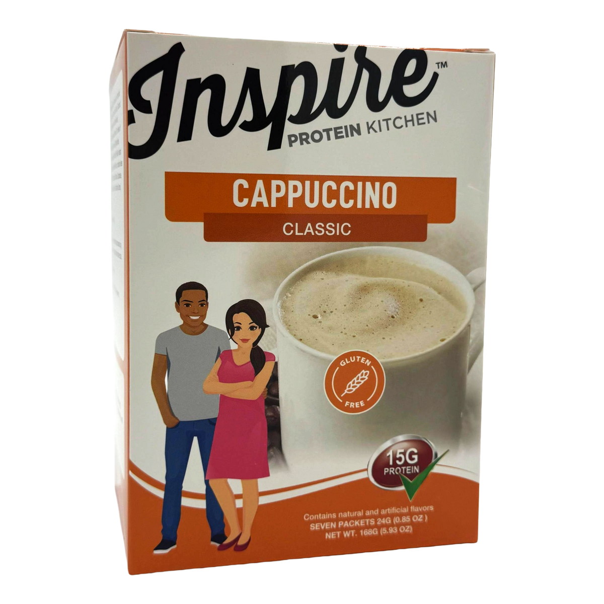 Inspire Protein Kitchen Hot Cappuccino Protein Drink - Classic ...