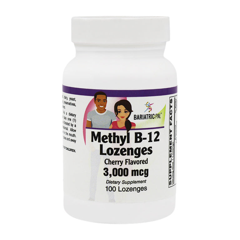 Methyl B-12 (3,000 mcg) with Biotin, B6 & Folate Cherry Flavored Lozen ...