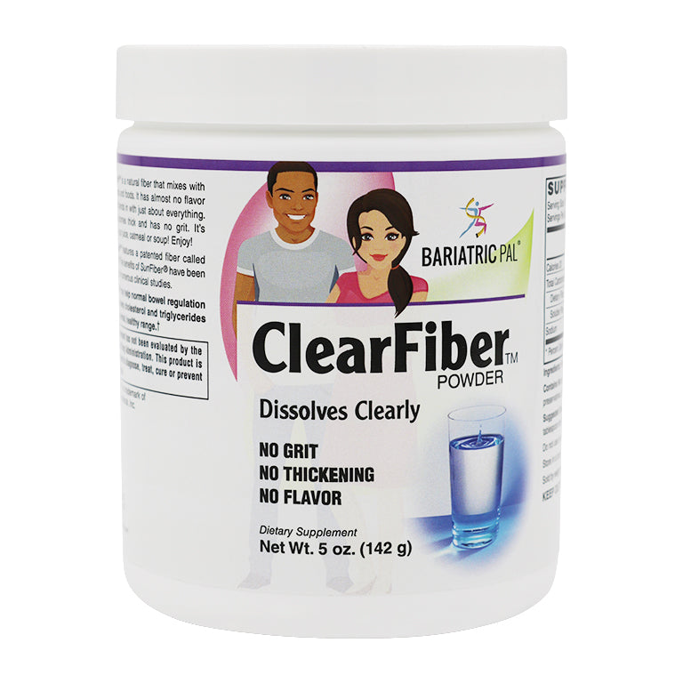 ClearFiber™ Powder by BariatricPal - Dissolves Clearly with No Grit, T ...