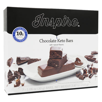 Inspire Chocolate Keto Protein Bars by Bariatric Eating