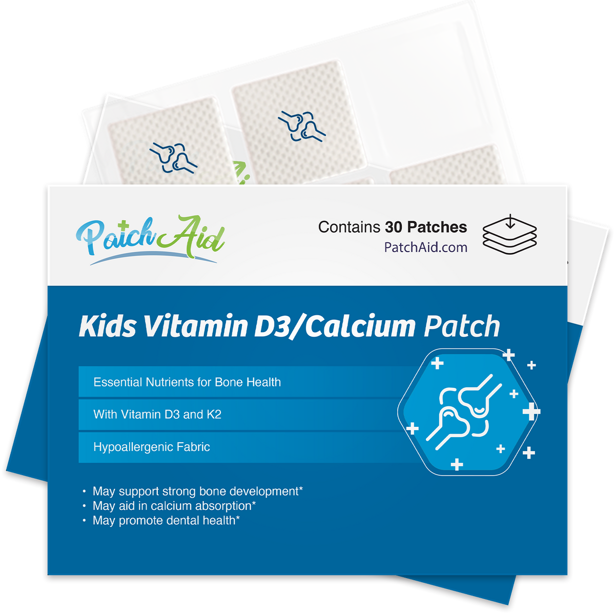 Kids Vitamin D3/Calcium Patch by PatchAid – Bariatric Eating
