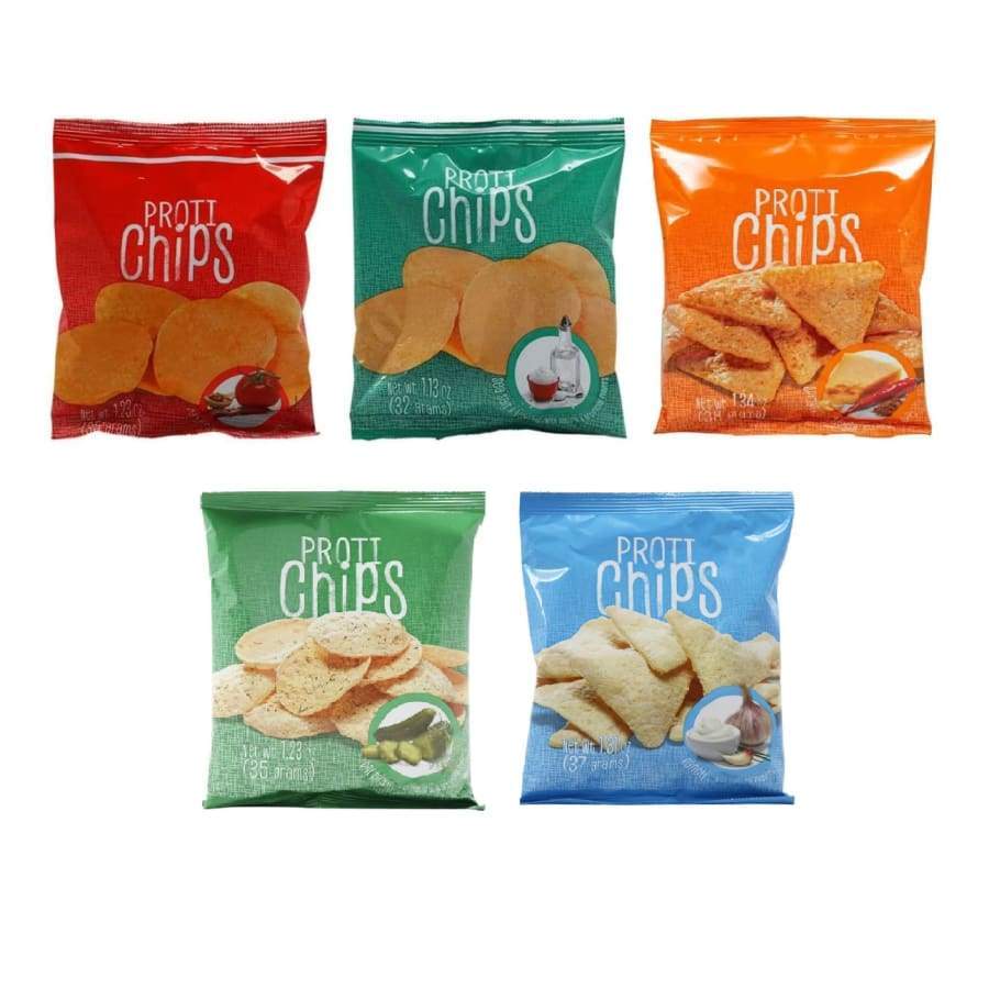 Bariatricpal Proti Diet Protein Chips - 5 Flavor Variety Pack ...