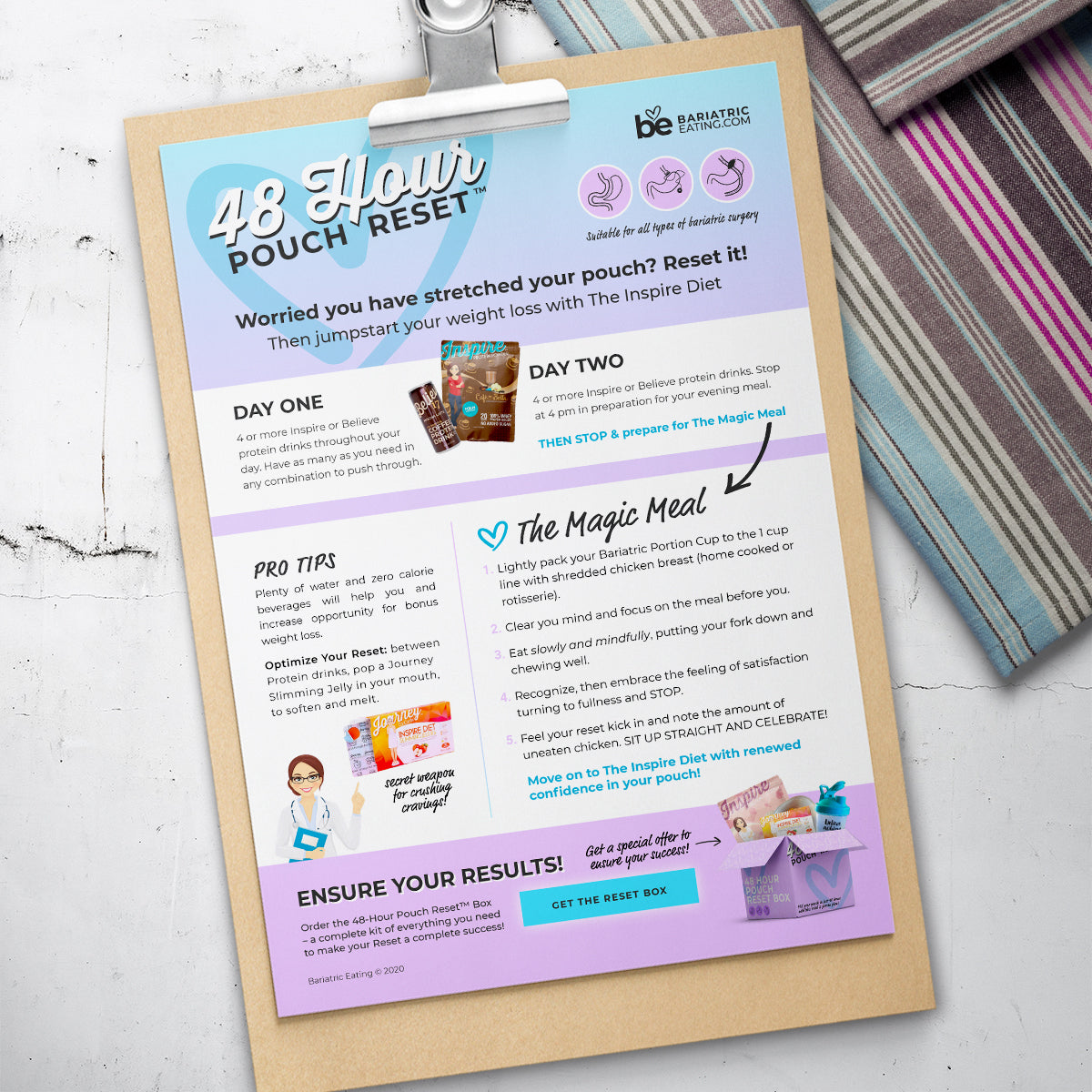 48-Hour Pouch Reset Plan (PDF) – Bariatric Eating